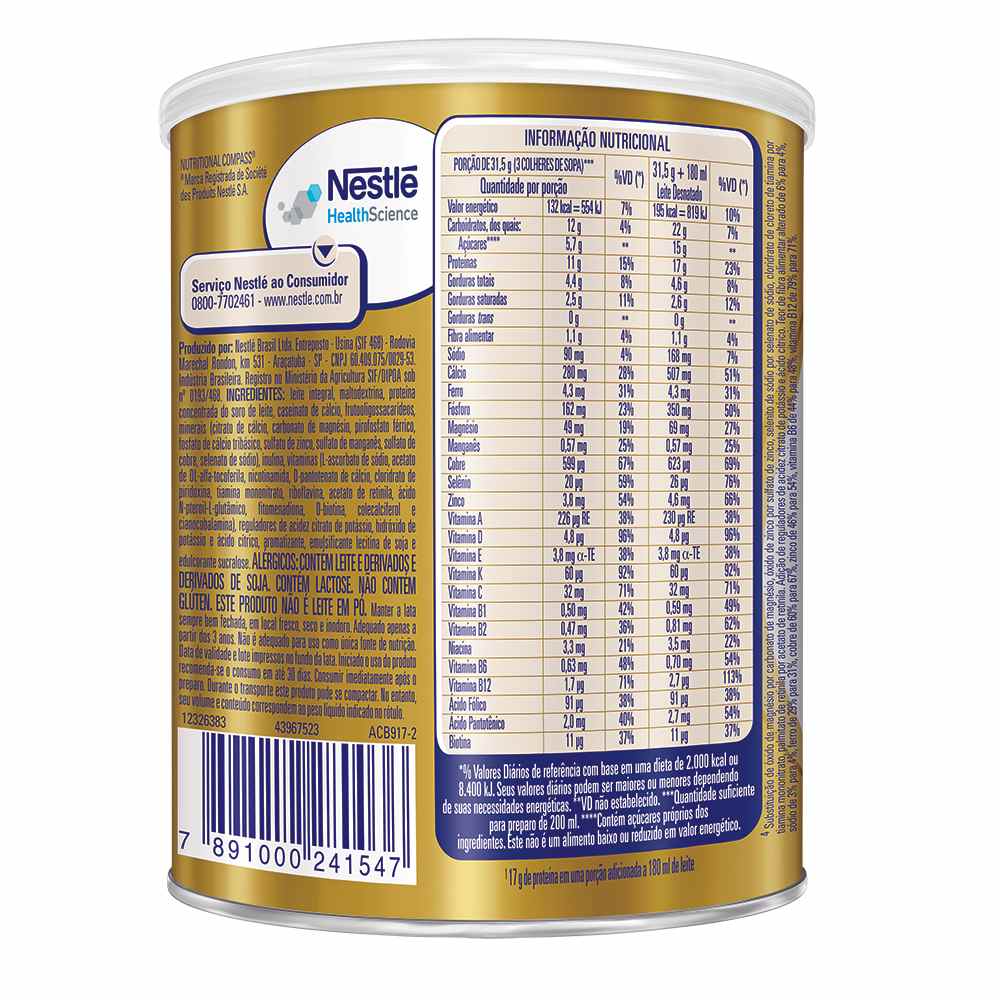 nutren senior 370g baunilha bkB BX