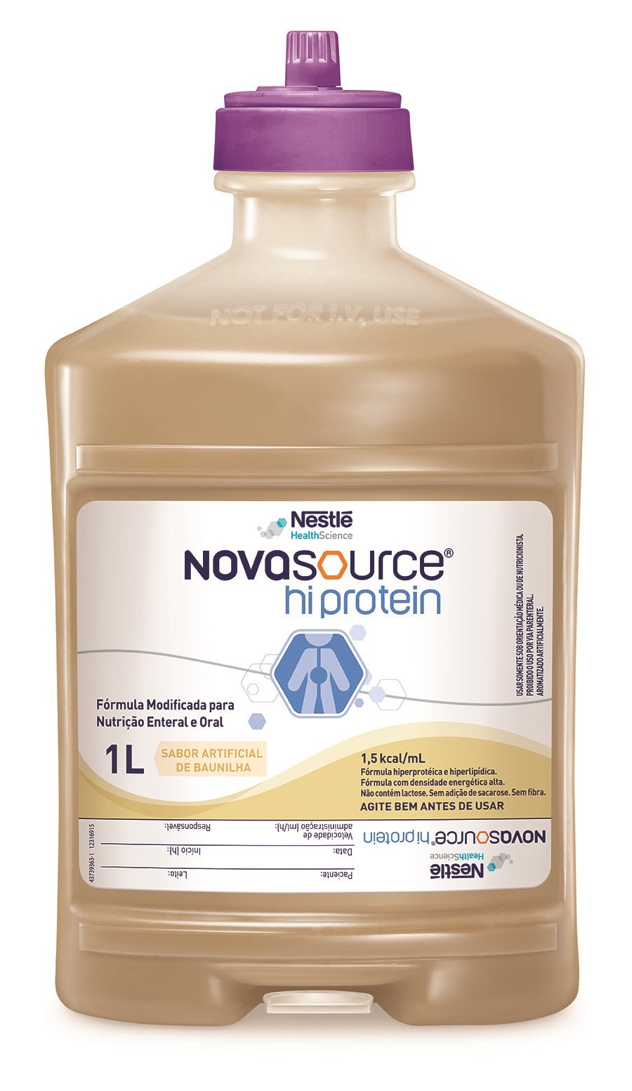 NOVASOURCE® HI Protein Sistema Fechado - 1L| Nestlé Health Science
