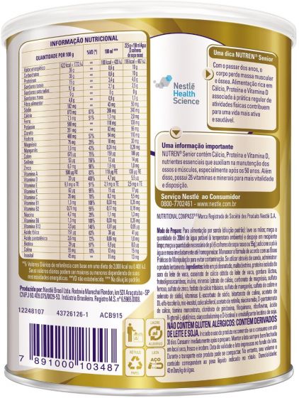 Nutren® Senior Lata 740g | Nestlé Health Science